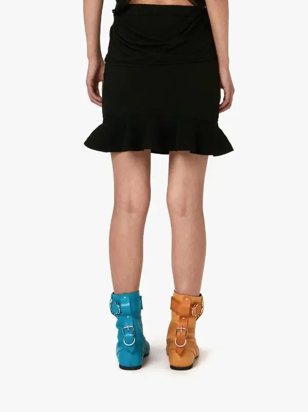 J.W.ANDERSON Jw Anderson High Waist Ruffled Hem Skirt