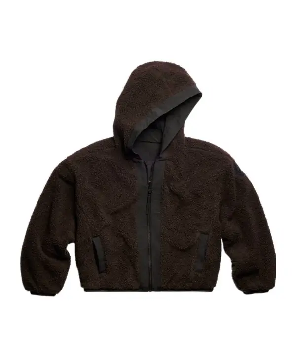 Canada Goose Alberni Reversible Fleece Bomber Jacket - Terra/black