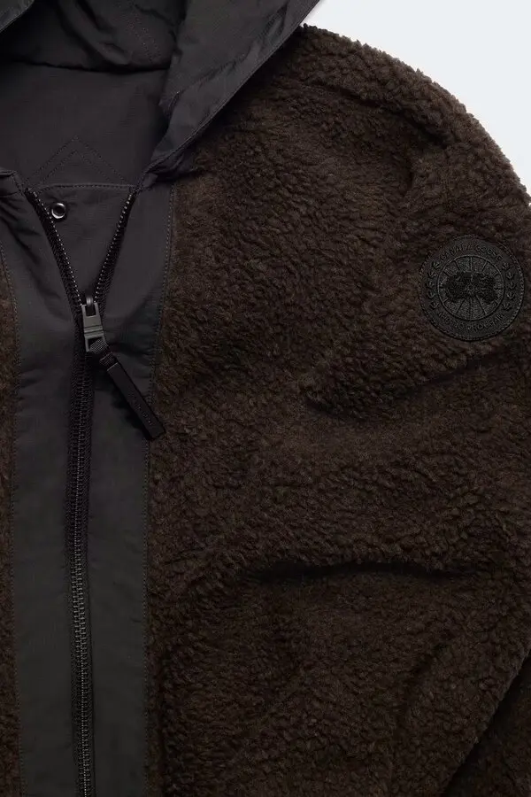 Canada Goose Alberni Reversible Fleece Bomber Jacket - Terra/black