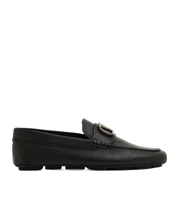 Valentino Garavani Vlogo Plaque Slip-on Loafers