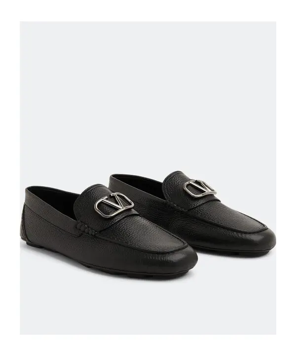 Valentino Garavani Vlogo Plaque Slip-on Loafers