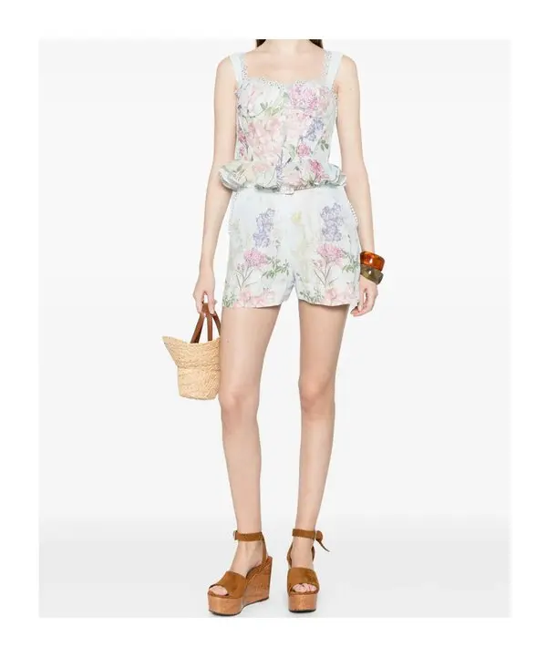 Charo Ruiz Ibiza Floret Lace Floral Top
