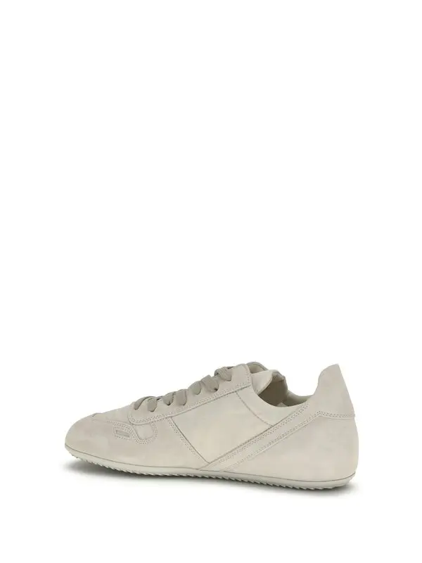 Rick Owens Panelled Low-top Sneakers - White