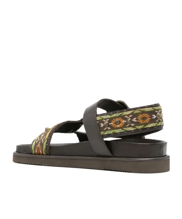 Ash Flat Sandals With Buckle Closure