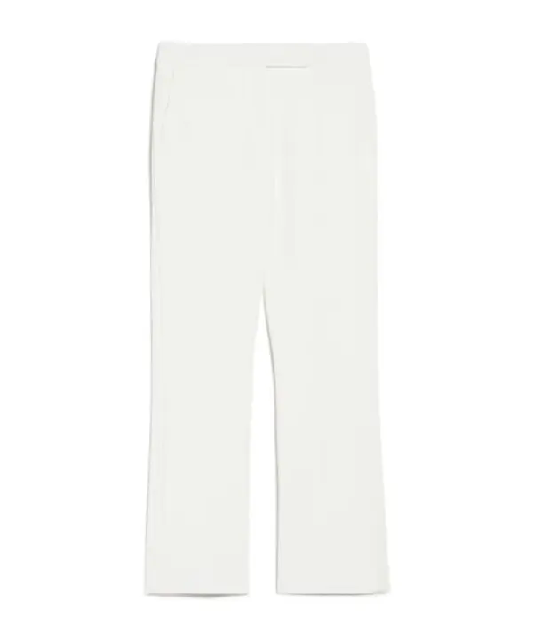 Max Mara Pleated Tailored Trousers - White