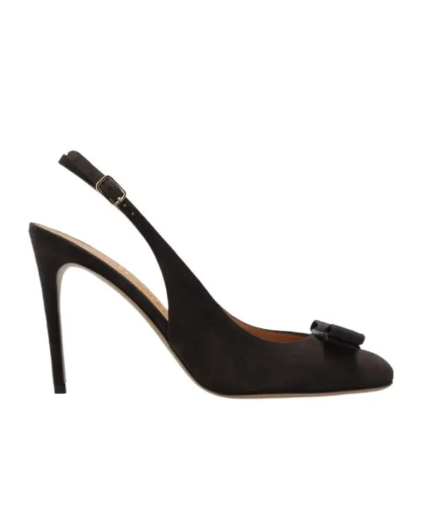 FERRAGAMO Vara Bow Slingback - Black
