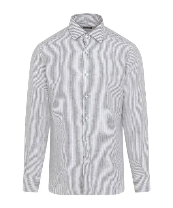 Zegna Striped Shirt - White