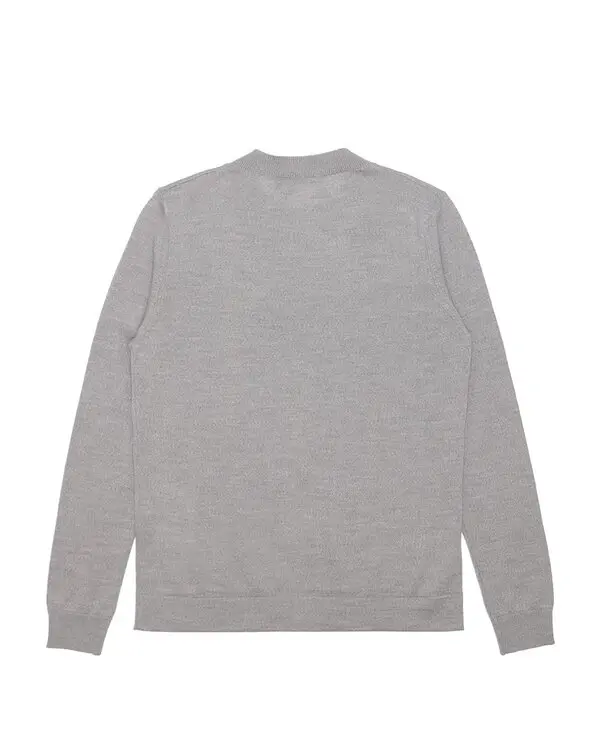 Max Mara Round Neck Long Sleeve Pullover - Gray