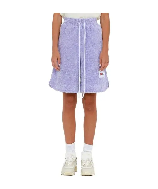 XOXOGOODBOY Lavender Terry Logo Shorts