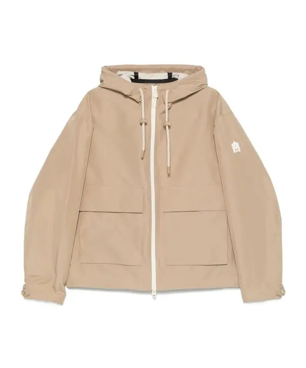 Mackage Long-sleeved Hooded Jacket With Drawstring And Flap Pockets