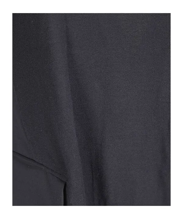 Sacai Knit Pullover With Reverse Slit Detail - Black