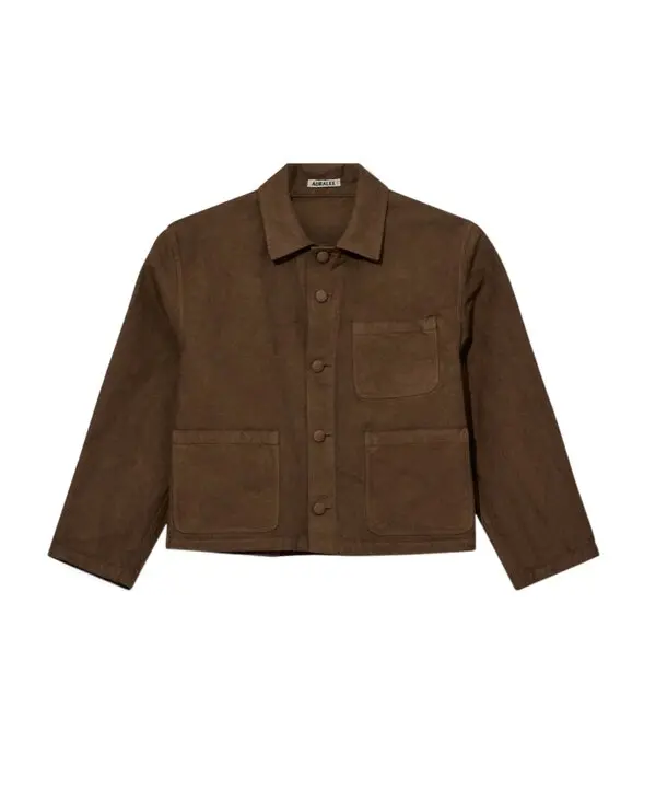 Auralee Long-sleeved Casual Jacket - Brown