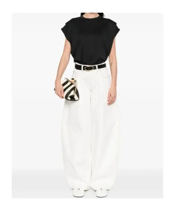 Jacquemus Sleeveless Tank Top With Sculpted Shoulders - Black
