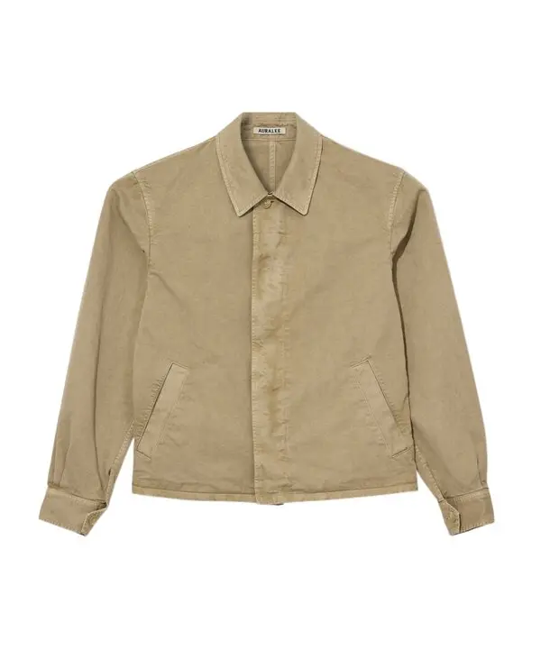 Auralee Collared Long Sleeve Jacket