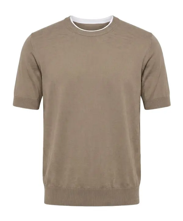Peserico Short-sleeved Crewneck Jumper