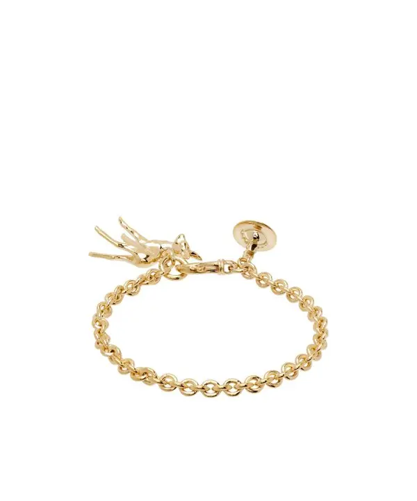 VIVIENNE WESTWOOD Rolo Bracelet With Charm Clasp - Golden