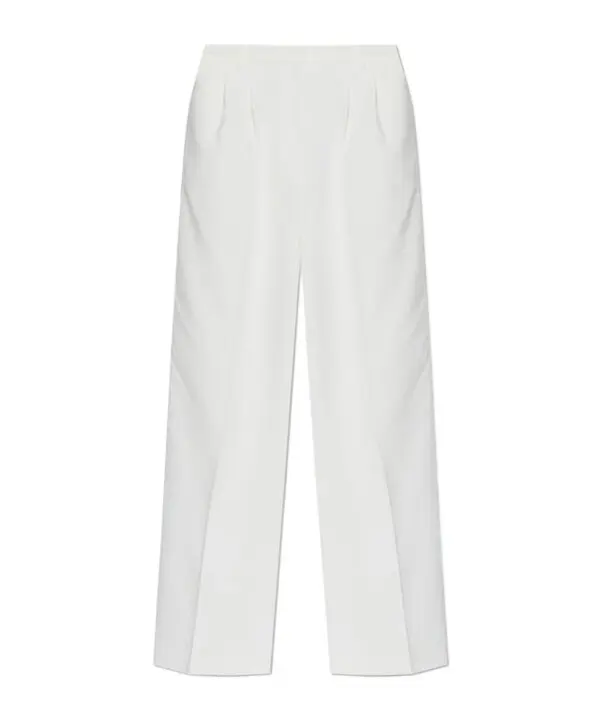 IRO PARIS Pleated Wide-leg Trousers - White