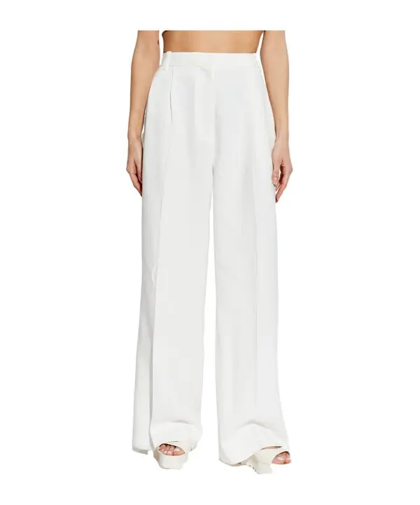 IRO PARIS Pleated Wide-leg Trousers - White
