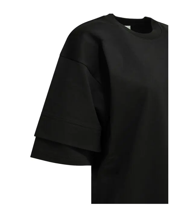 Alaïa Double Sleeve Crew Neck T-shirt - Black
