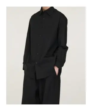 Y3 Long-sleeved Sporty Shirt - Black