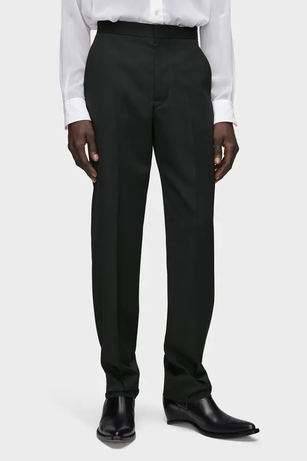 MAISON MARGIELA Slim-leg Trousers With Four Stitches - Black