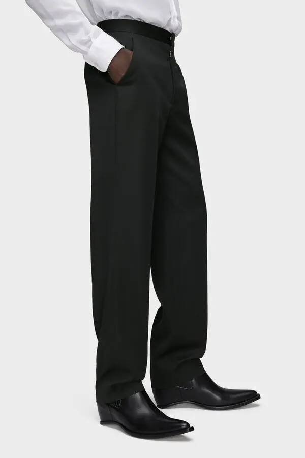 MAISON MARGIELA Slim-leg Trousers With Four Stitches - Black