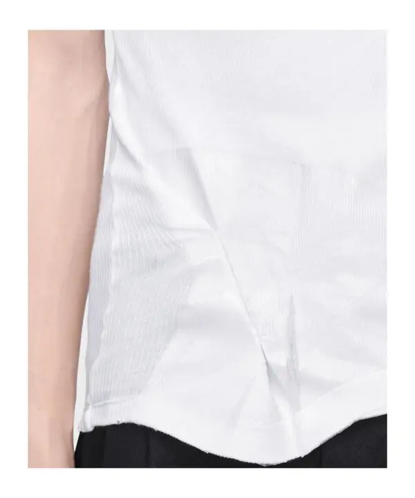 MAISON MARGIELA Asymmetric Hem Tank Top - White