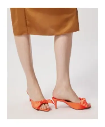 CHRISTIAN LOUBOUTIN Bow Kitten Heel Mules