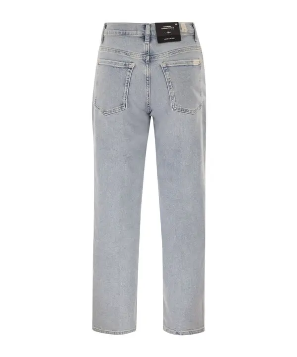 7 For All Mankind Stovepipe Straight Ankle Jeans