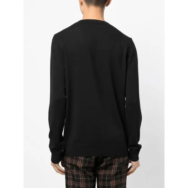 Fred Perry Logo-embroidered Long-sleeved Crewneck Jumper