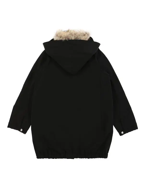 Max Mara Hooded Long Sleeve Jacket - Black