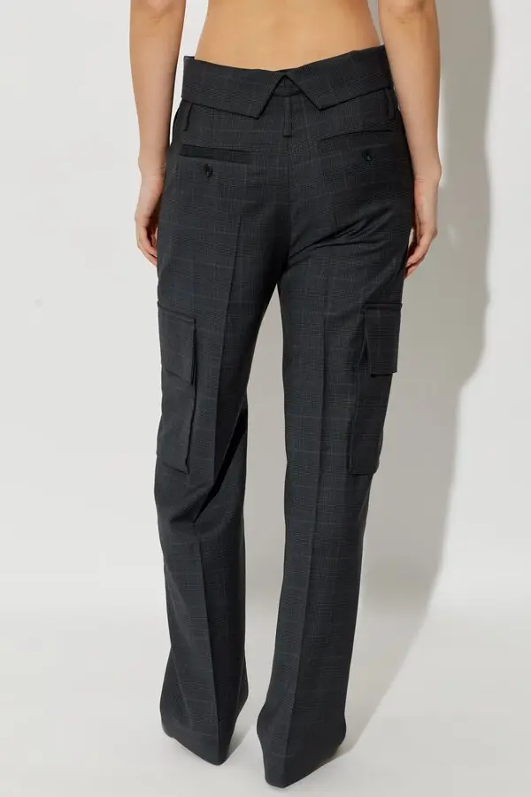 IRO PARIS Plaid Cargo Pants