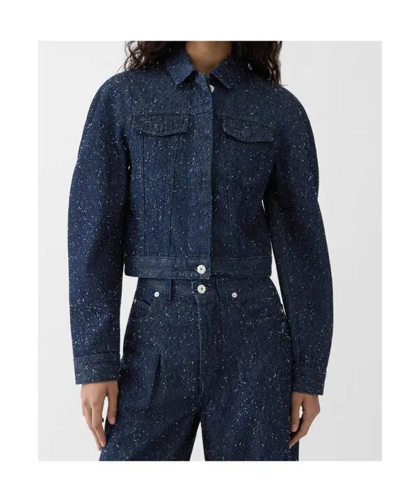 Jacquemus Ovalo De-nîmes Denim Jacket - Navy