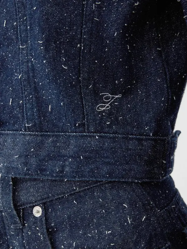 Jacquemus Ovalo De-nîmes Denim Jacket - Navy