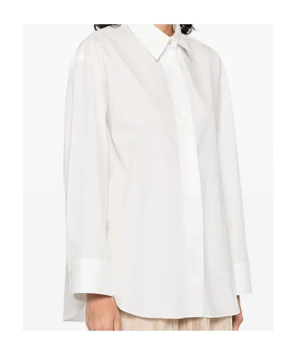 FORTE_FORTE Long Sleeve Shirt - White