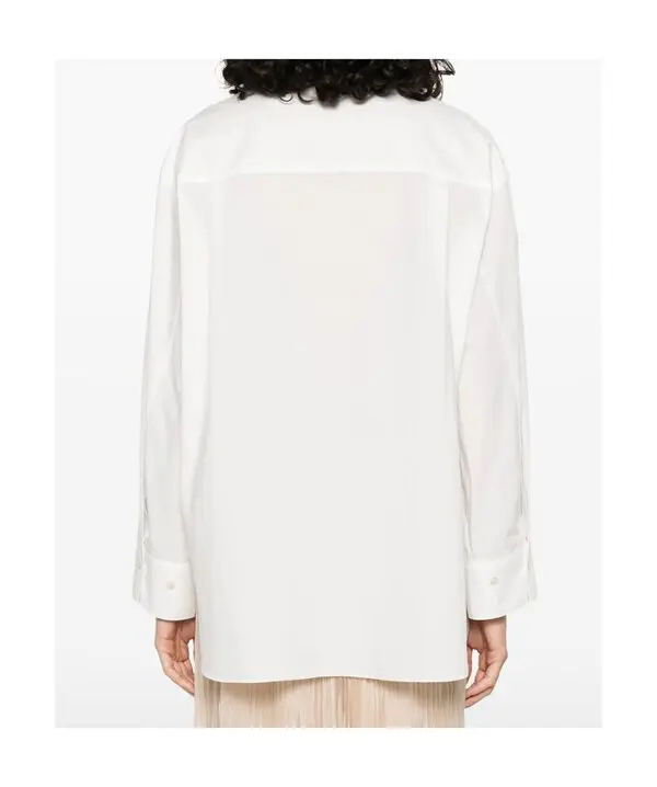 FORTE_FORTE Long Sleeve Shirt - White