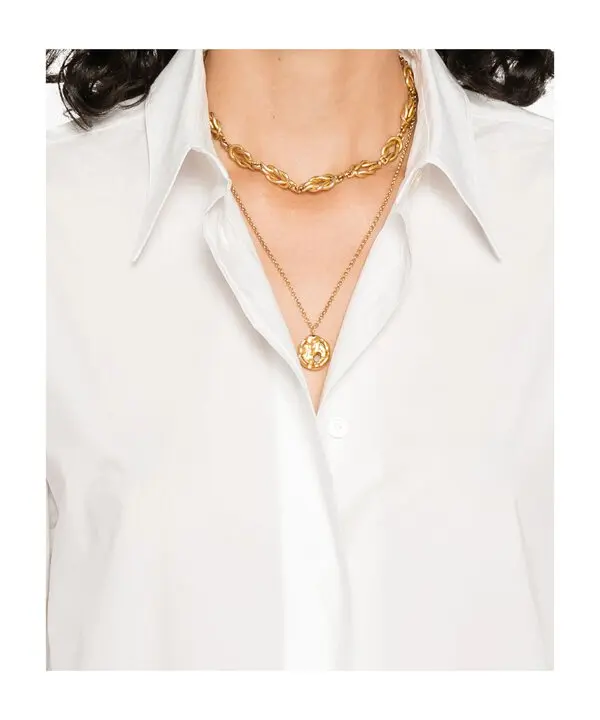 FORTE_FORTE Long Sleeve Shirt - White