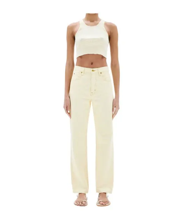 SLVRLAKE Paradise High-waisted Straight Leg Jeans