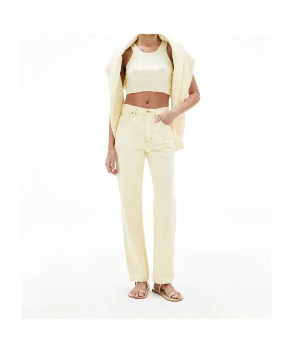 SLVRLAKE Paradise High-waisted Straight Leg Jeans