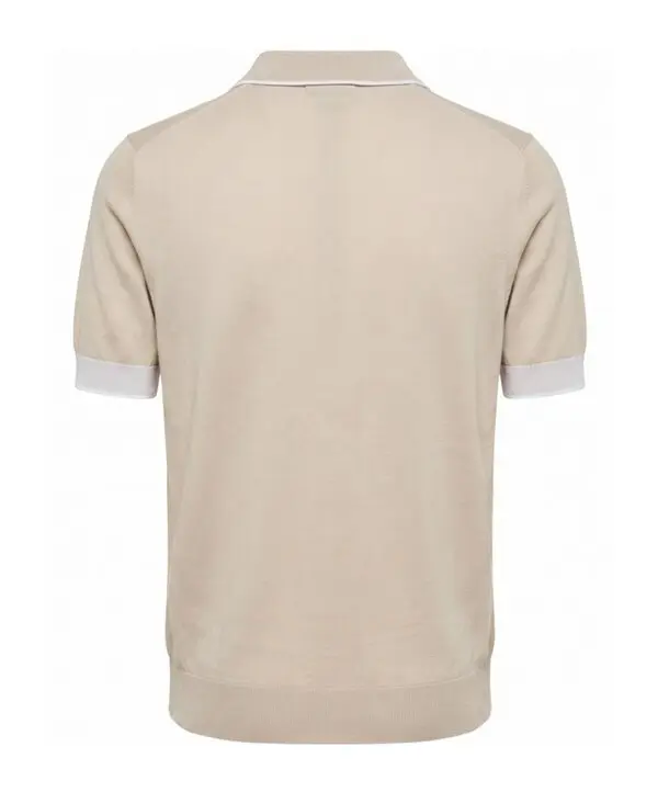 Peserico Half-zipped Short-sleeved Polo Shirt