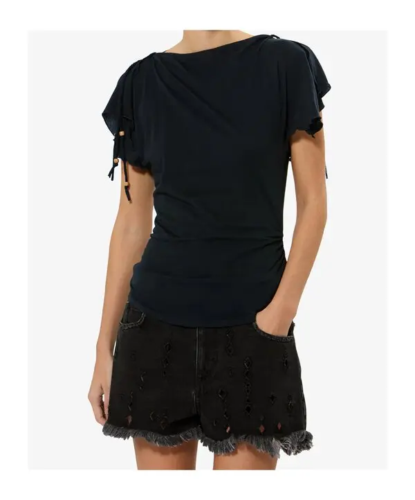 Isabel Marant Étoile Jazai Draped Sleeved Top