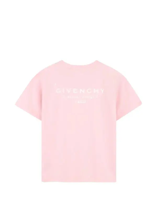 Givenchy Crew Neck Cotton T-shirt With Chest Pattern