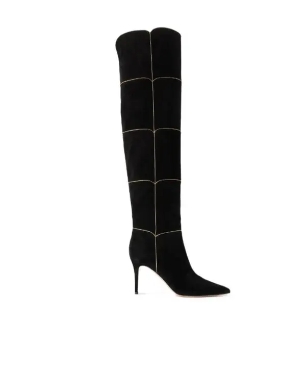 GIANVITO ROSSI 85mm Suede Over-the-knee Boots
