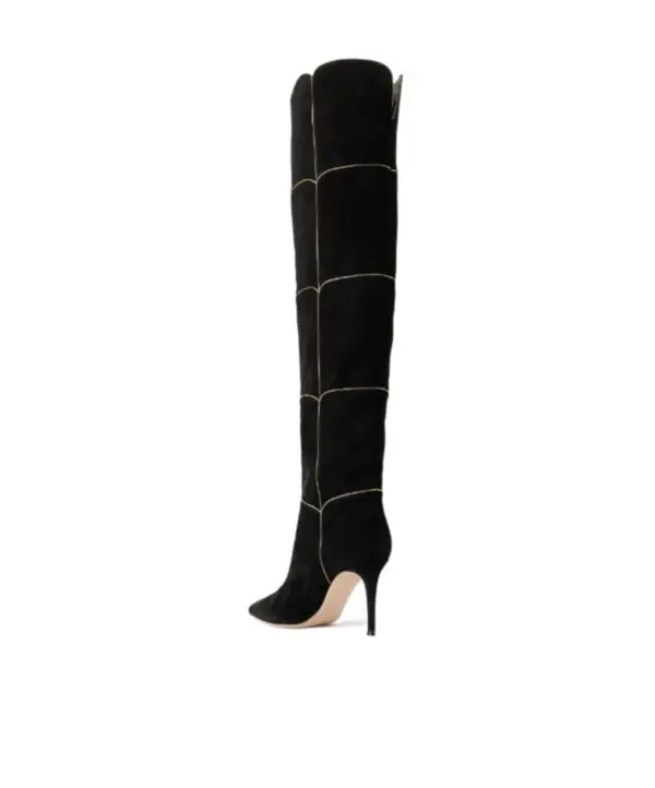 GIANVITO ROSSI 85mm Suede Over-the-knee Boots