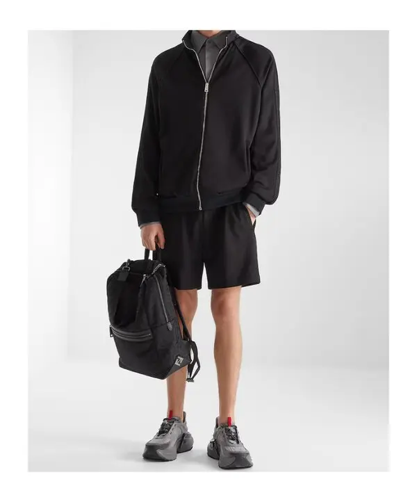Fendi High-neck Zip-up Sweatshirt
