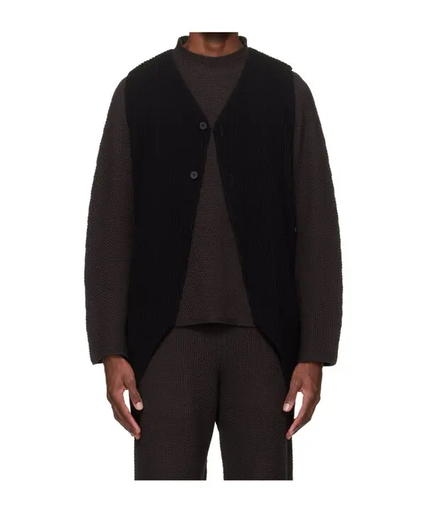 Issey Miyake Homme Plissé Tuxedo Pleats Vest