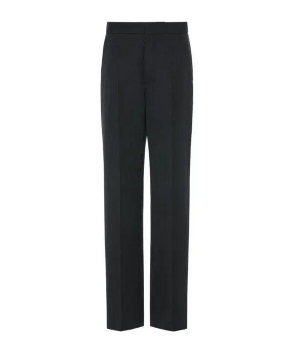 MAISON MARGIELA Wool Trousers - Dark Grey
