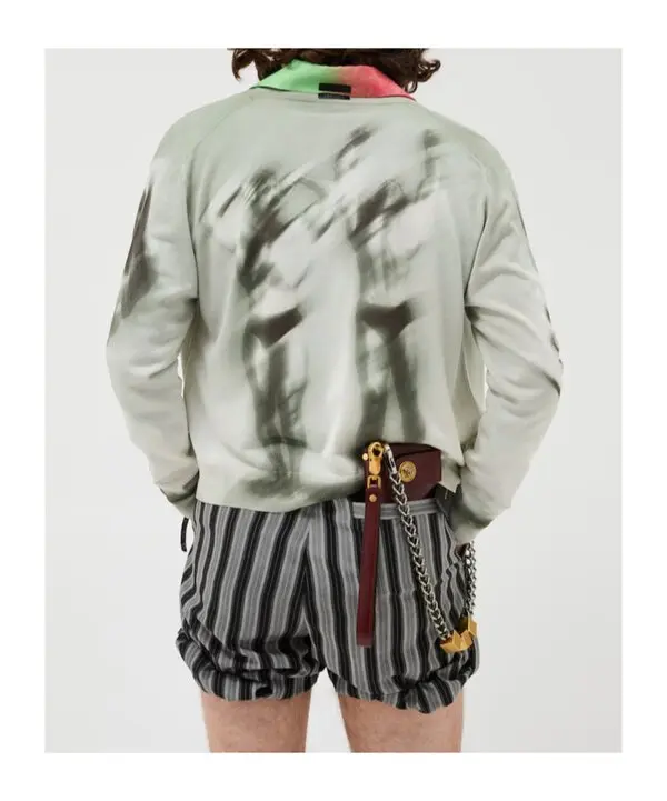 Versace Printed Knitted Cardigan - Multicolor