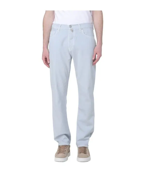 Jacob Cohen Five-pocket Straight Jeans - White