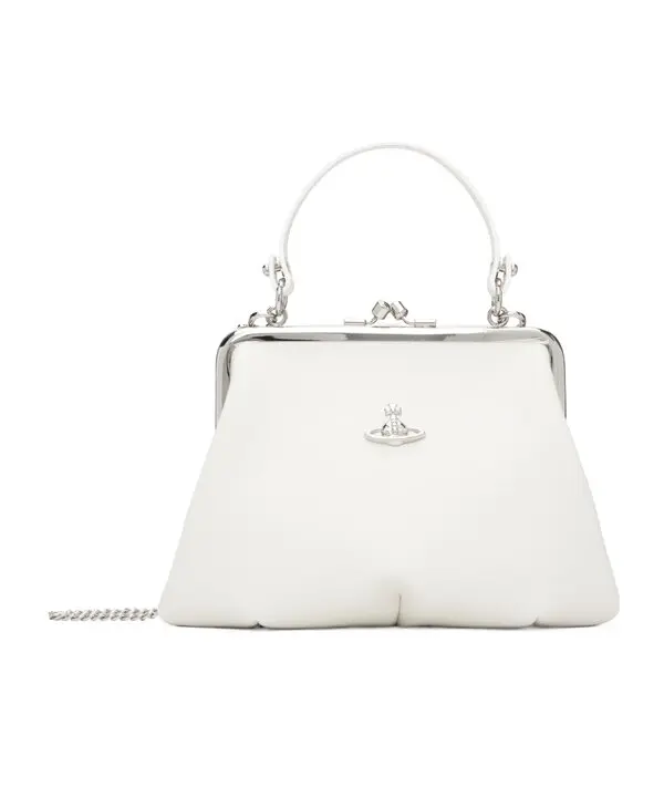 VIVIENNE WESTWOOD Granny Frame Shoulder Bag - White